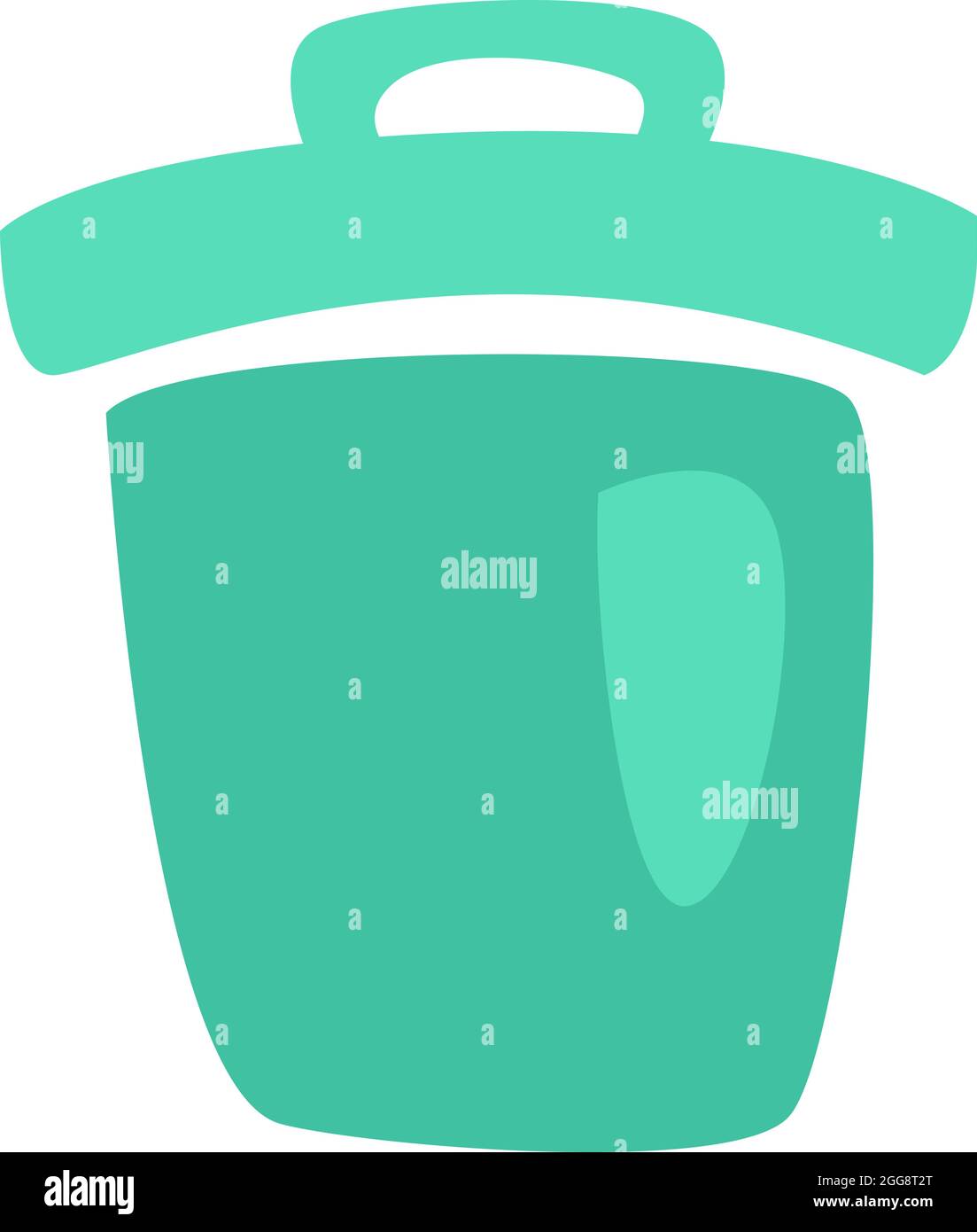 Trash bin cartoon Stock Vector Images - Alamy