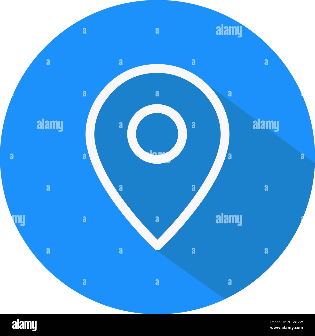 Internet pin, illustration, vector, on a white background Stock Vector ...