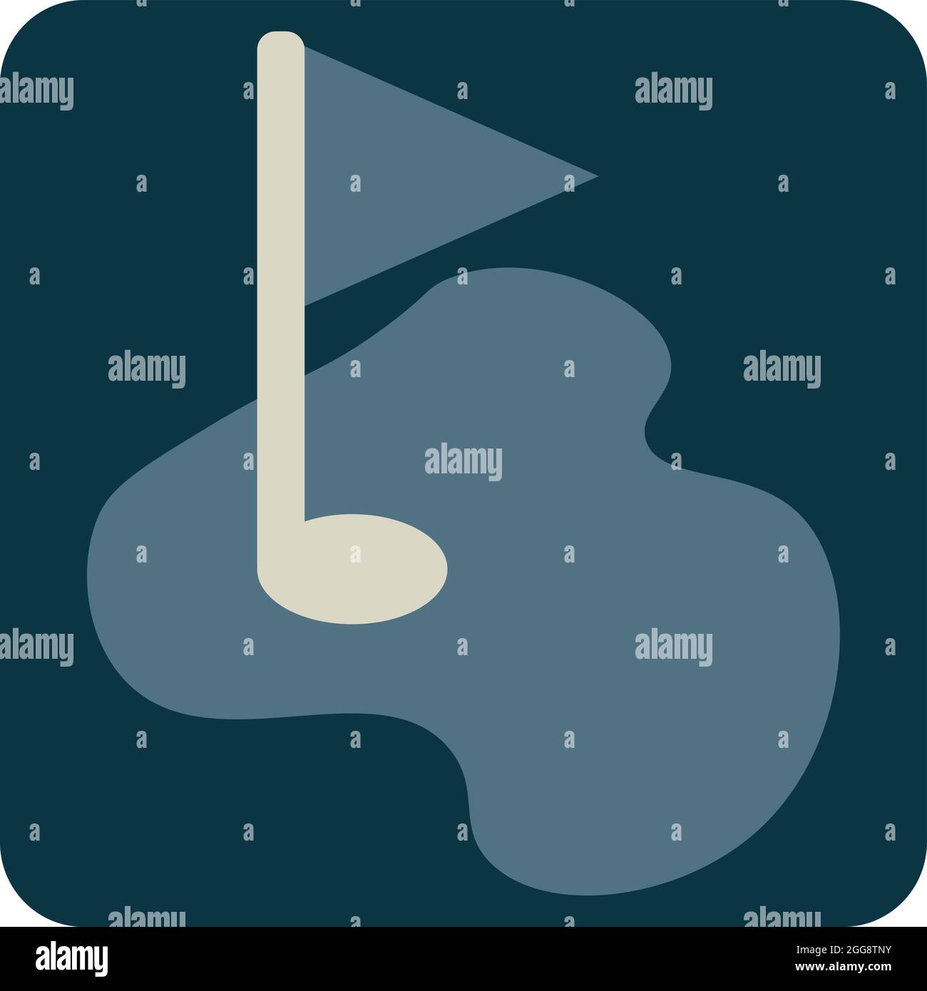 White flag on golf hi-res stock photography and images - Alamy