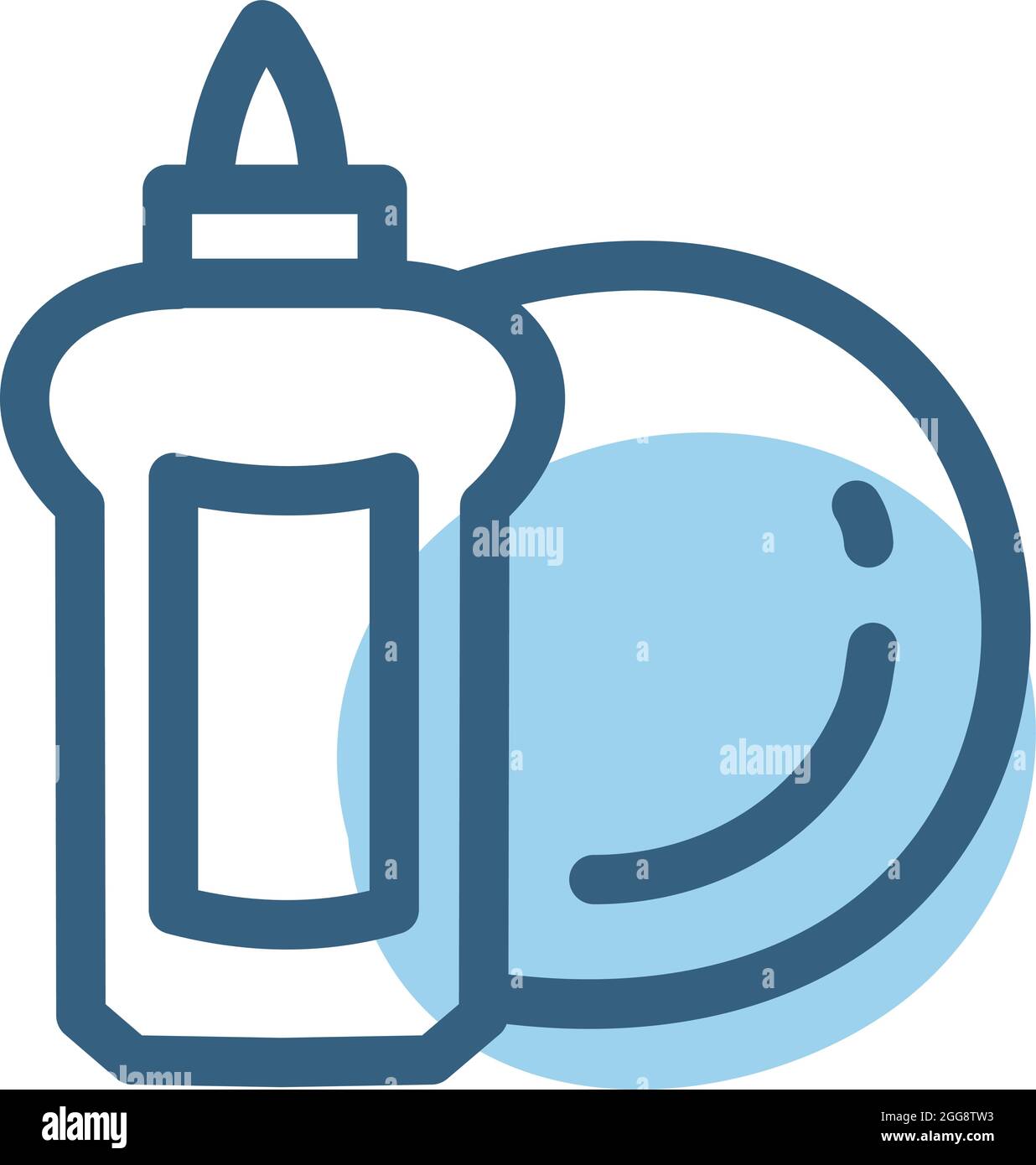 Cutlery washing Stock Vector Images - Alamy