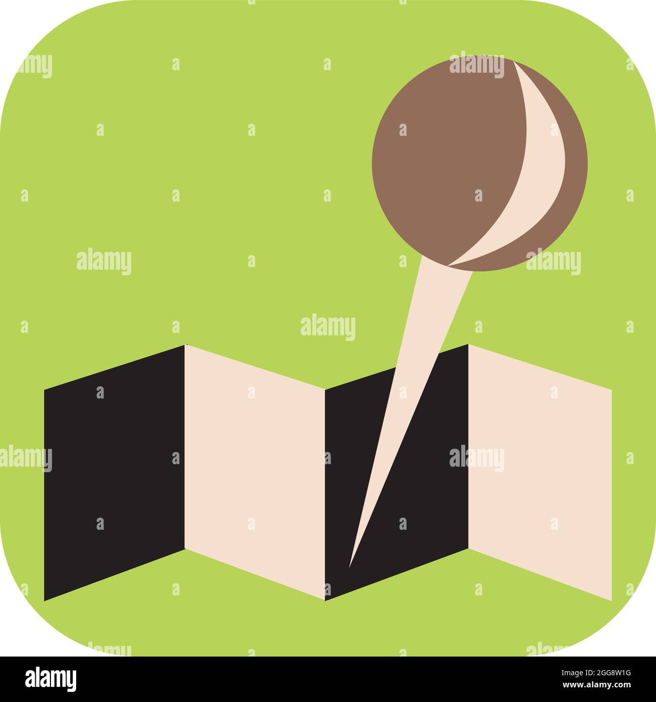 Navigation illustration element hi-res stock photography and images - Alamy