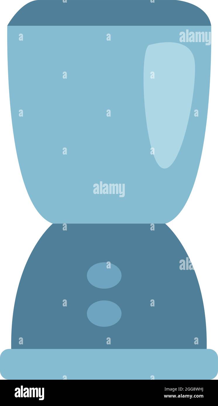 Blue blender, illustration, vector, on a white background Stock Vector ...