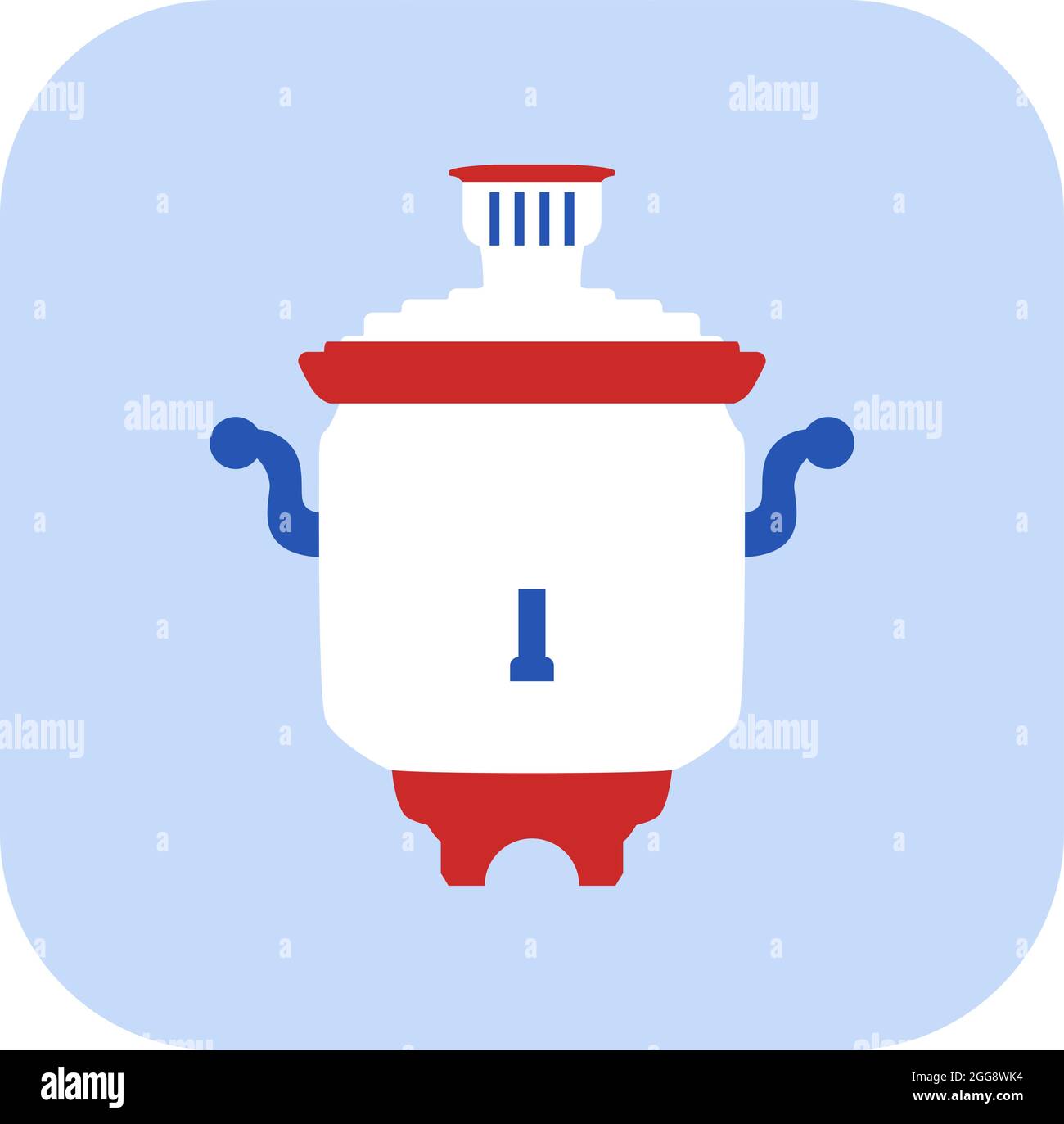 Russian tea samovar on Stock Vector Images - Alamy