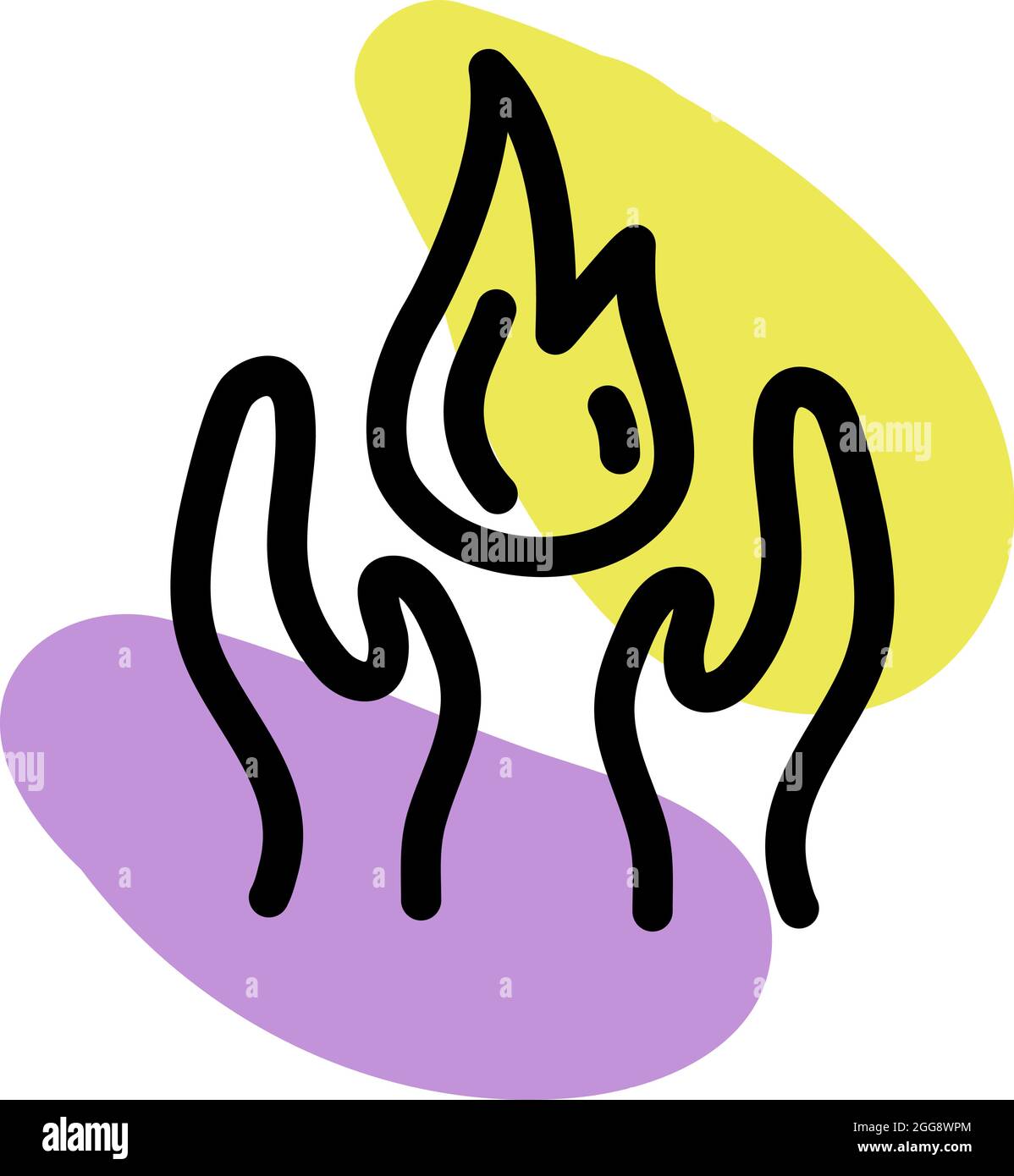 Fire mist Stock Vector Images - Alamy