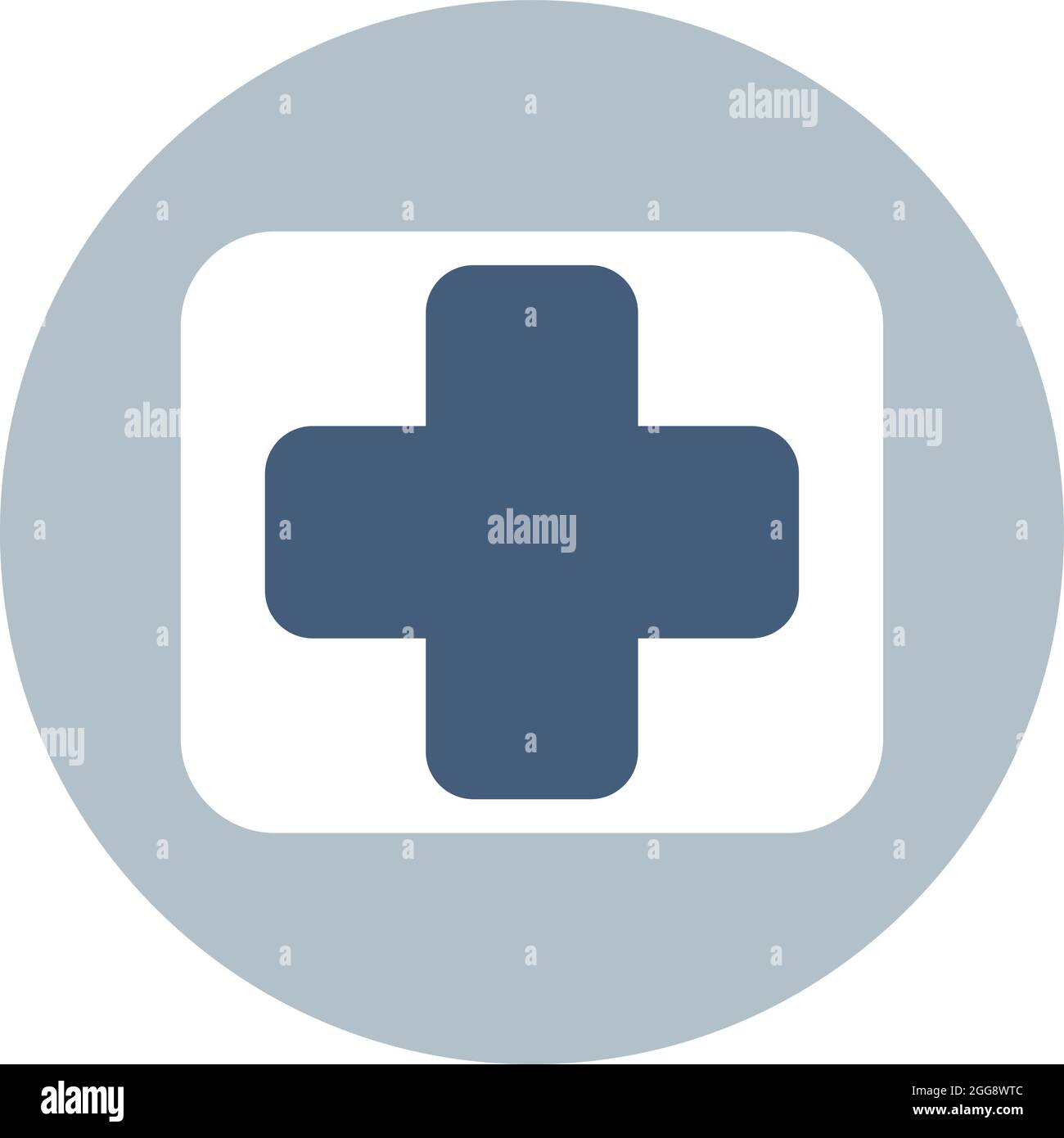 Medical cross, illustration, vector, on a white background Stock Vector ...