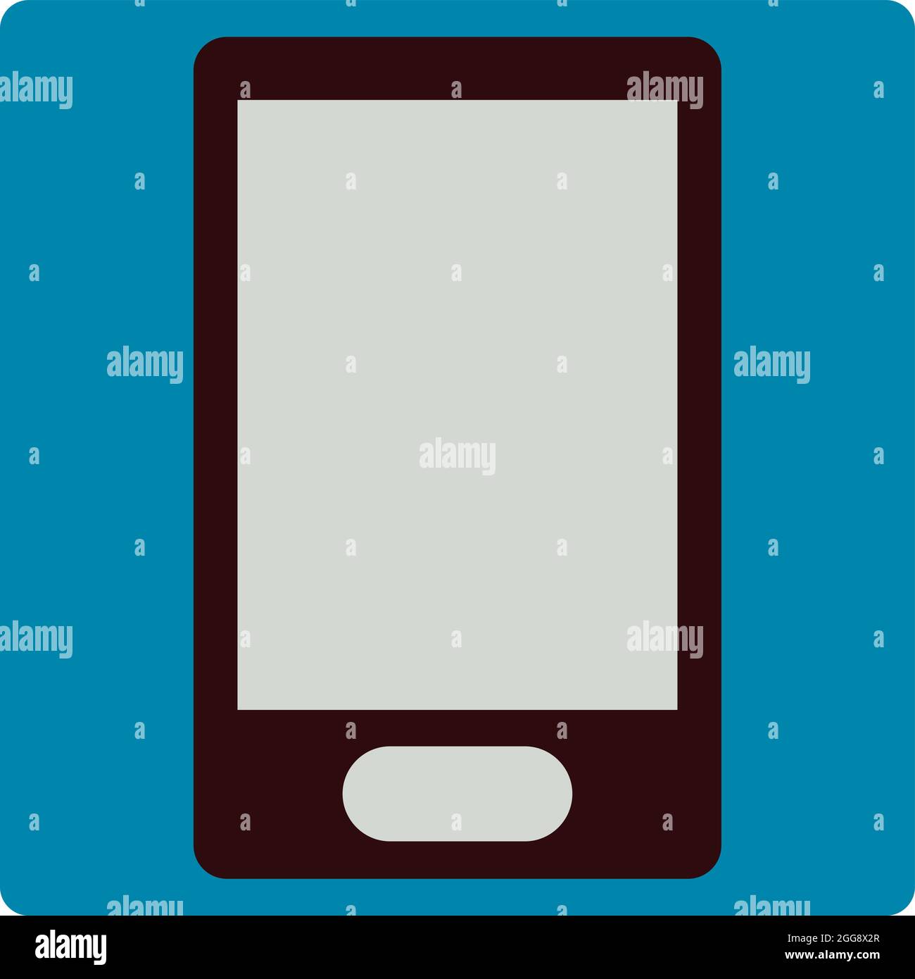 Modern smart phone, illustration, vector, on a white background Stock ...