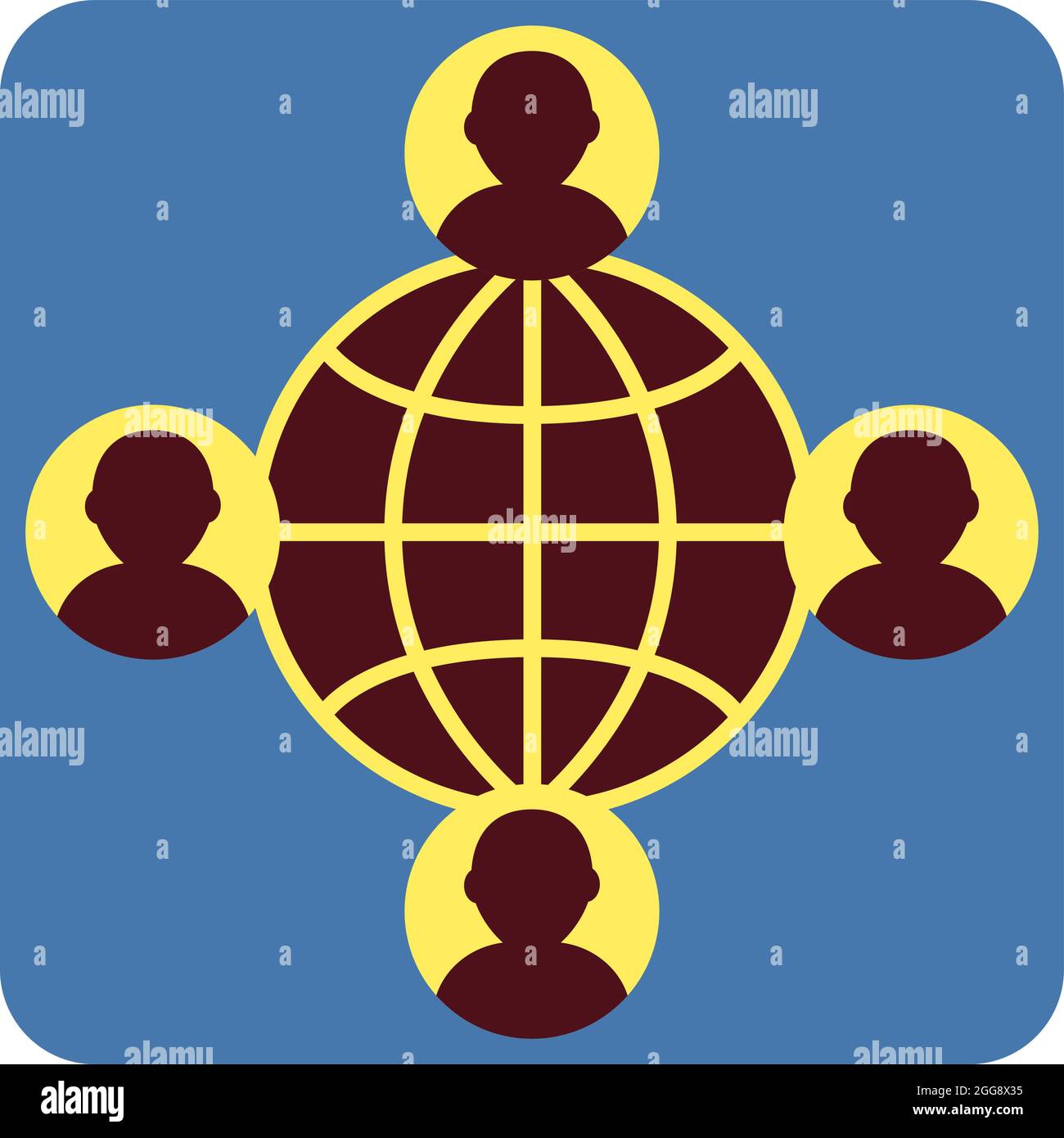 Marketing globe, illustration, vector, on a white background Stock ...