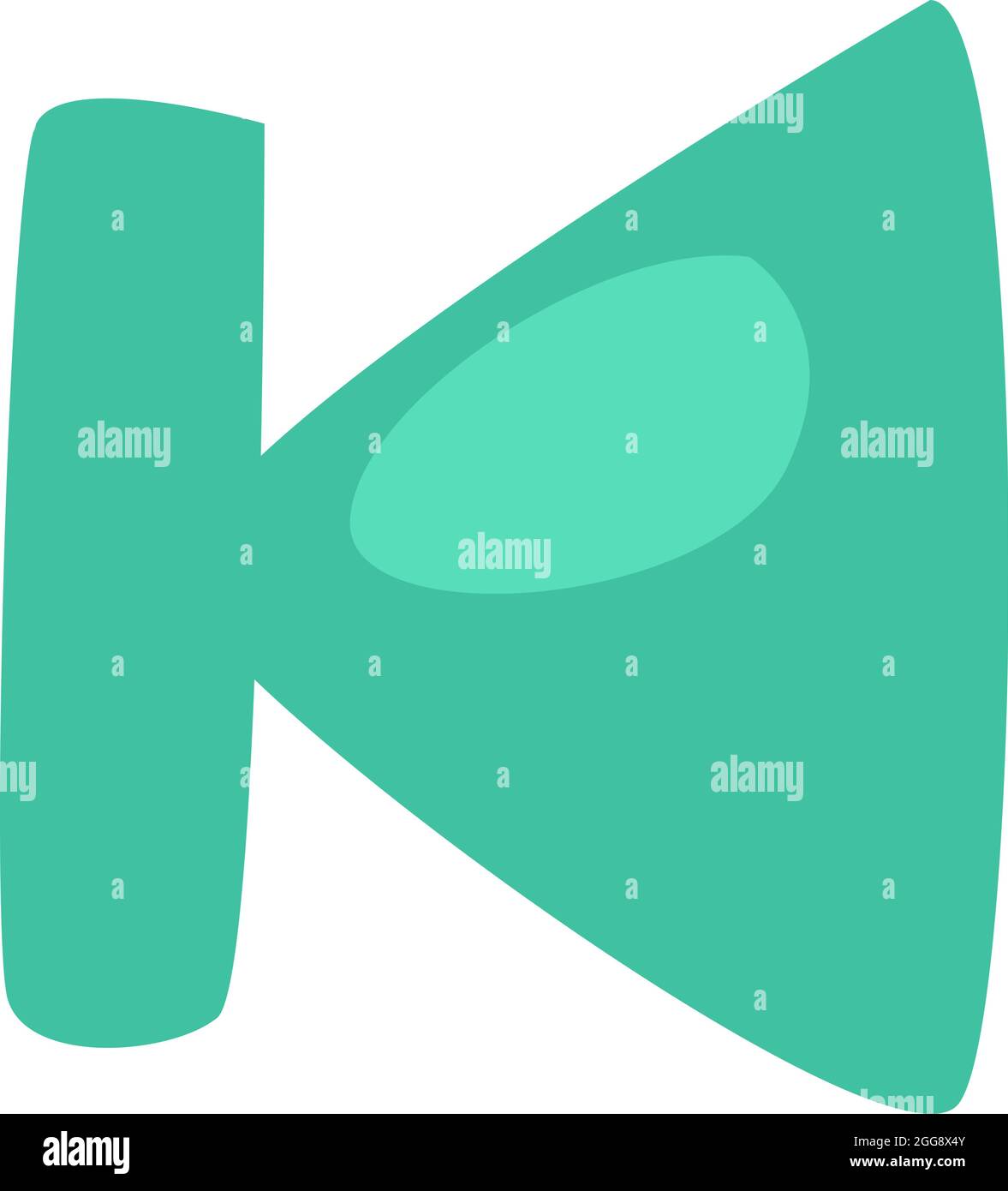 Previous song, illustration, vector, on a white background Stock Vector ...