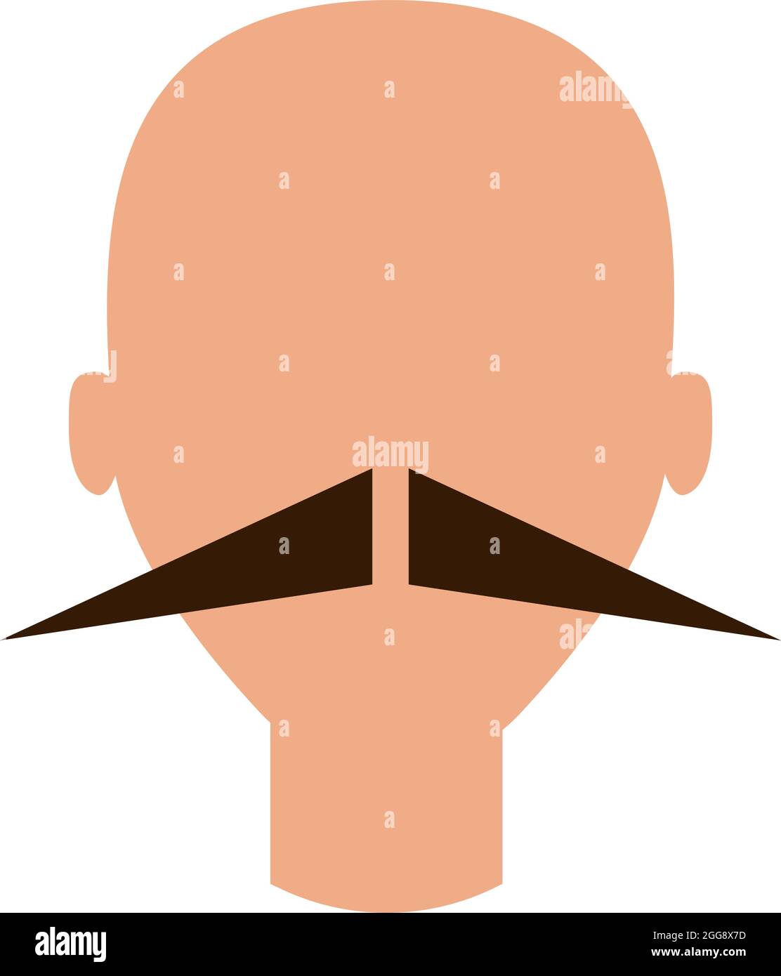 Moustache mark Stock Vector Images - Alamy