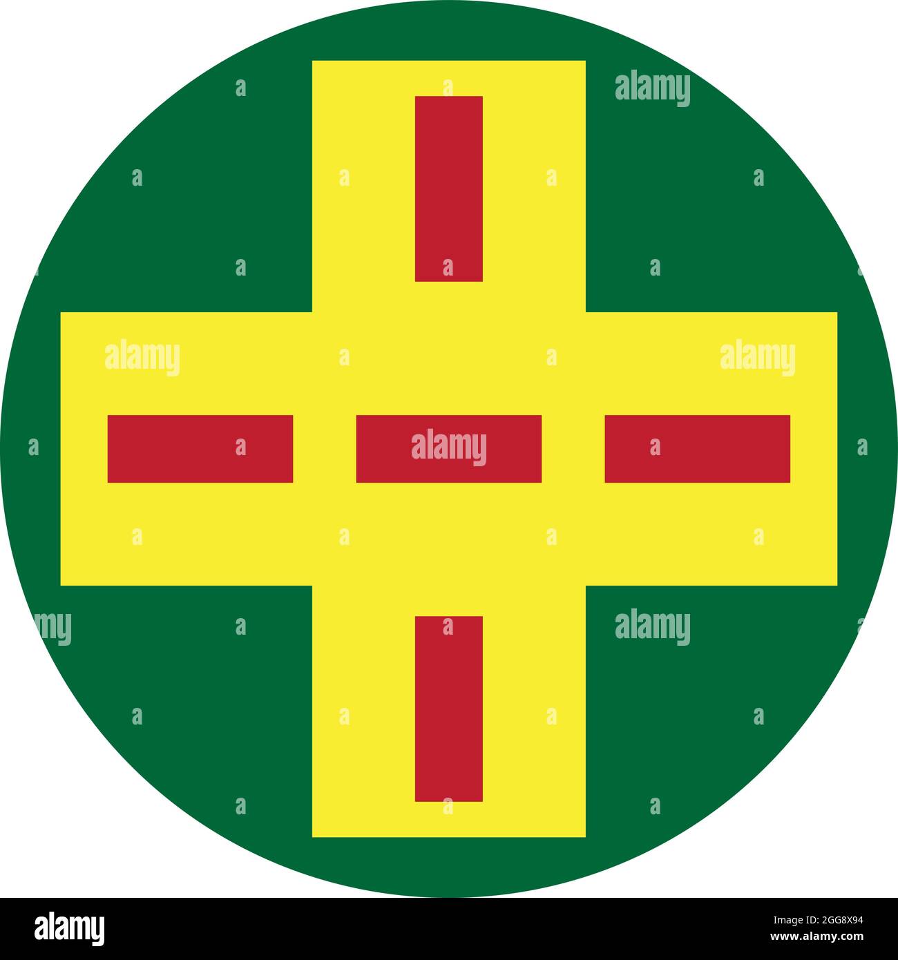 Intersection traffic sign, illustration, vector, on a white background ...