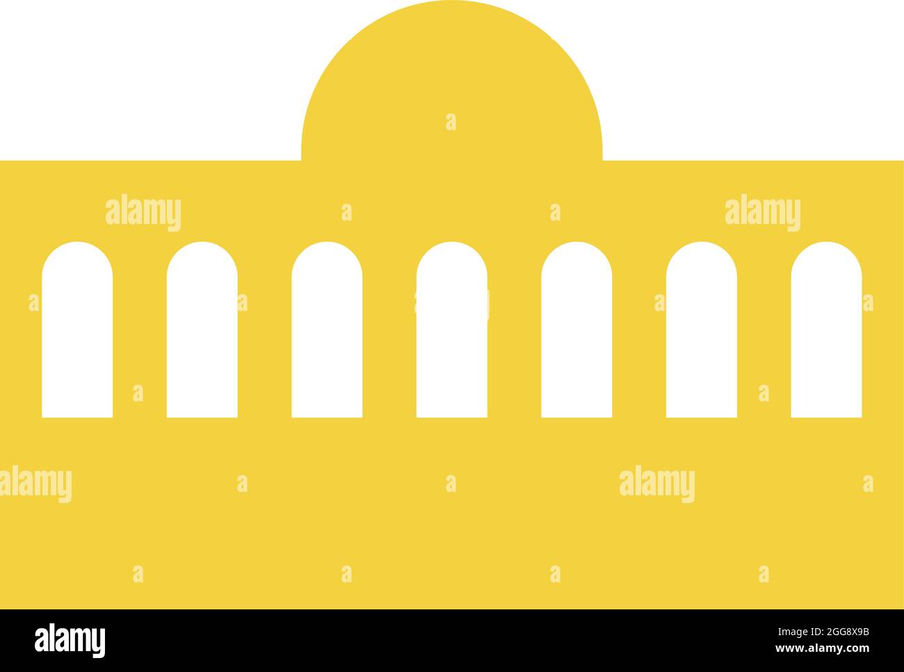 Old monument, illustration, vector, on a white background Stock Vector ...