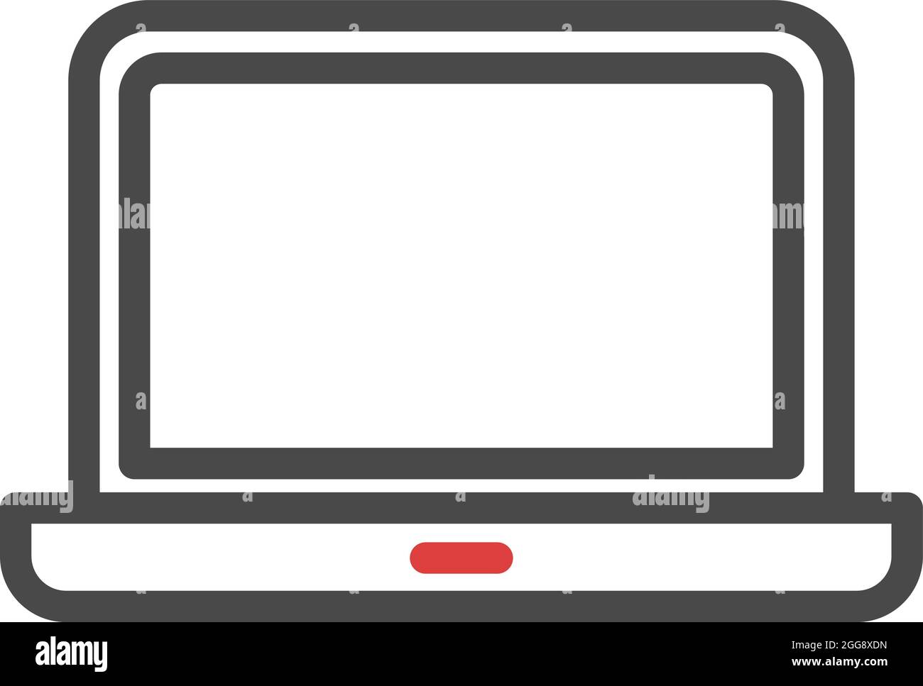 Woman laptop screen home office Cut Out Stock Images & Pictures - Alamy