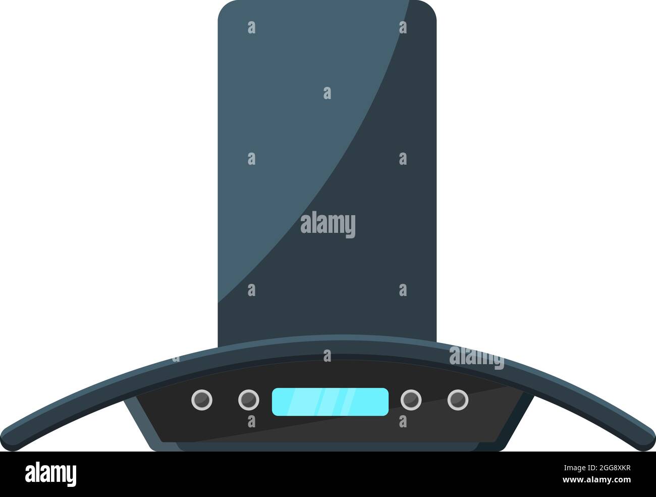 Kitchen chimney, illustration, vector on white background Stock Vector ...