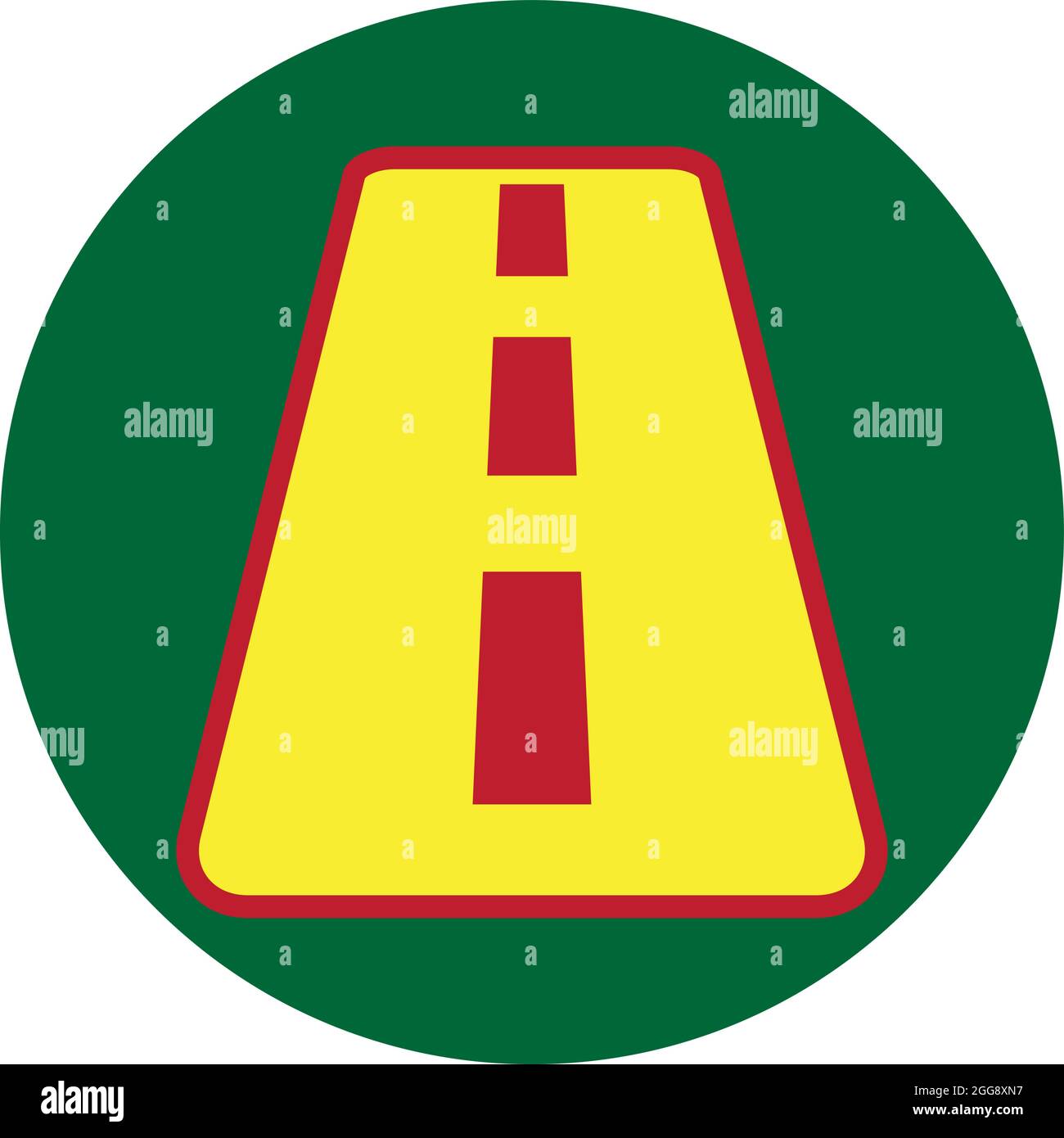 Road sign illustration hi-res stock photography and images - Alamy
