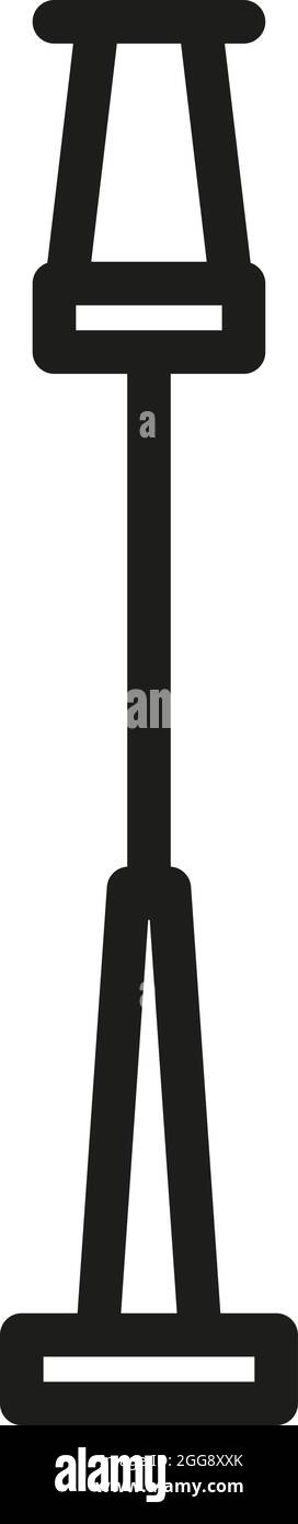 Park light, illustration, vector, on a white background Stock Vector ...