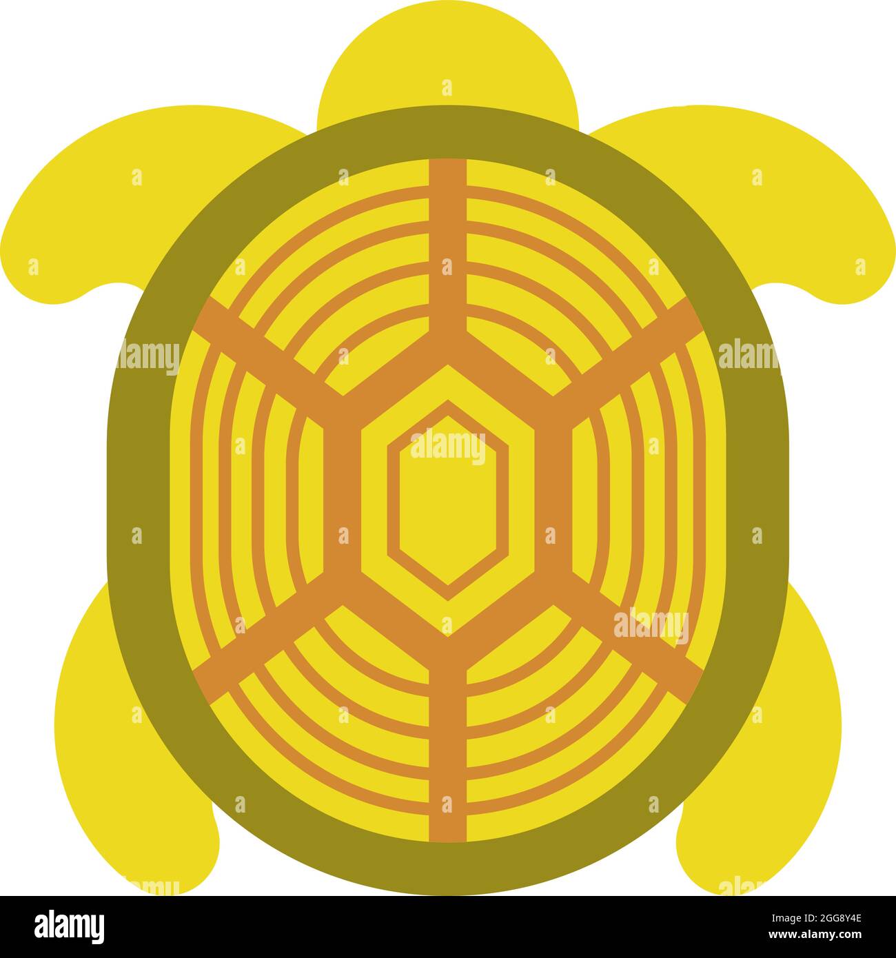 Yellow turtle Stock Vector Images - Alamy