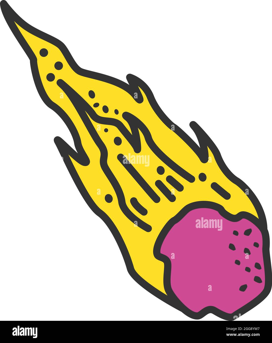 Moon meteor Cut Out Stock Images & Pictures - Alamy