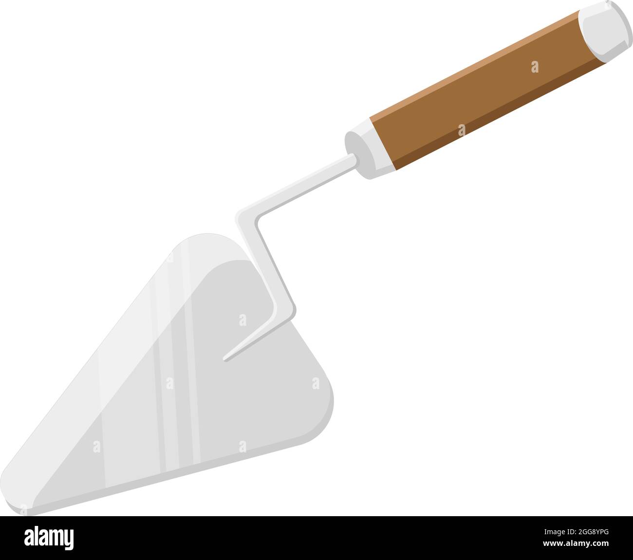 Small trovel, illustration, vector on white background Stock Vector ...