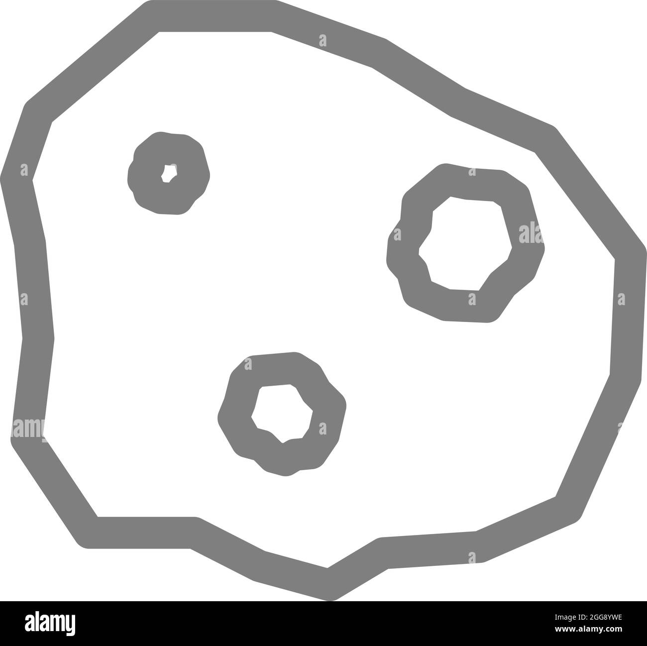 Asteroid illustration Cut Out Stock Images & Pictures - Alamy