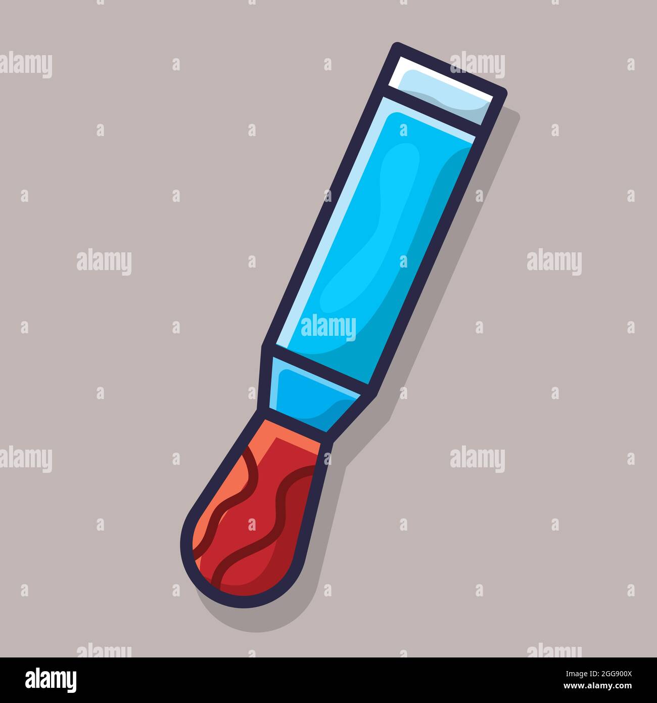chisel construction tool isolated cartoon vector illustration in flat ...