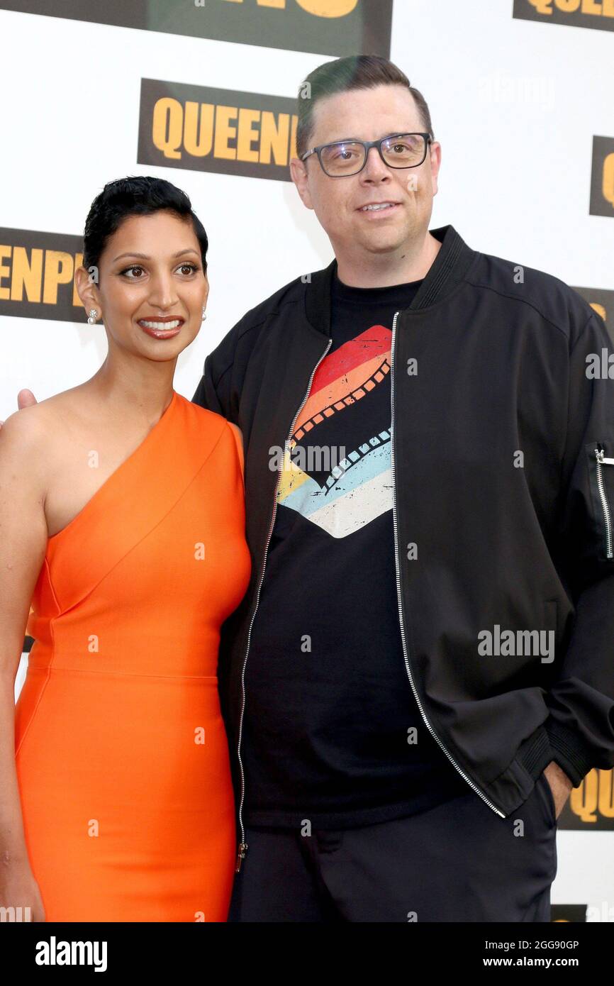 Los Angeles, CA. 25th Aug, 2021. Gita Pullapilly, Aron Gaudet at ...