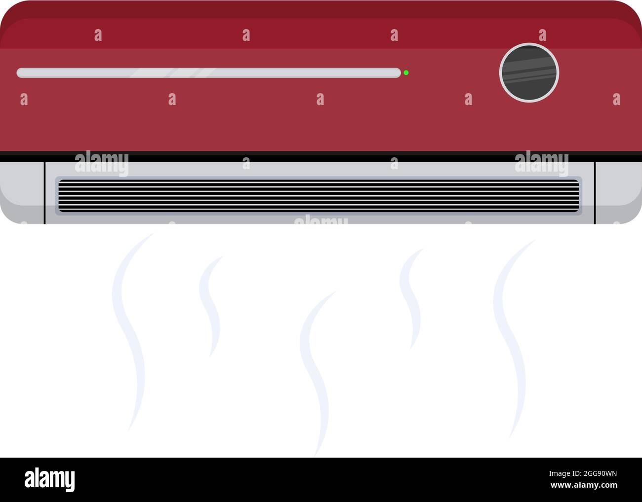 Red electric fan Stock Vector Images - Alamy