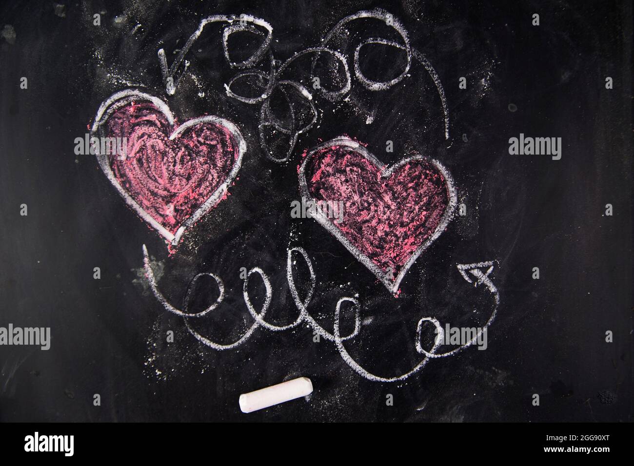 Graphical representation of icons representing the love relationship ...