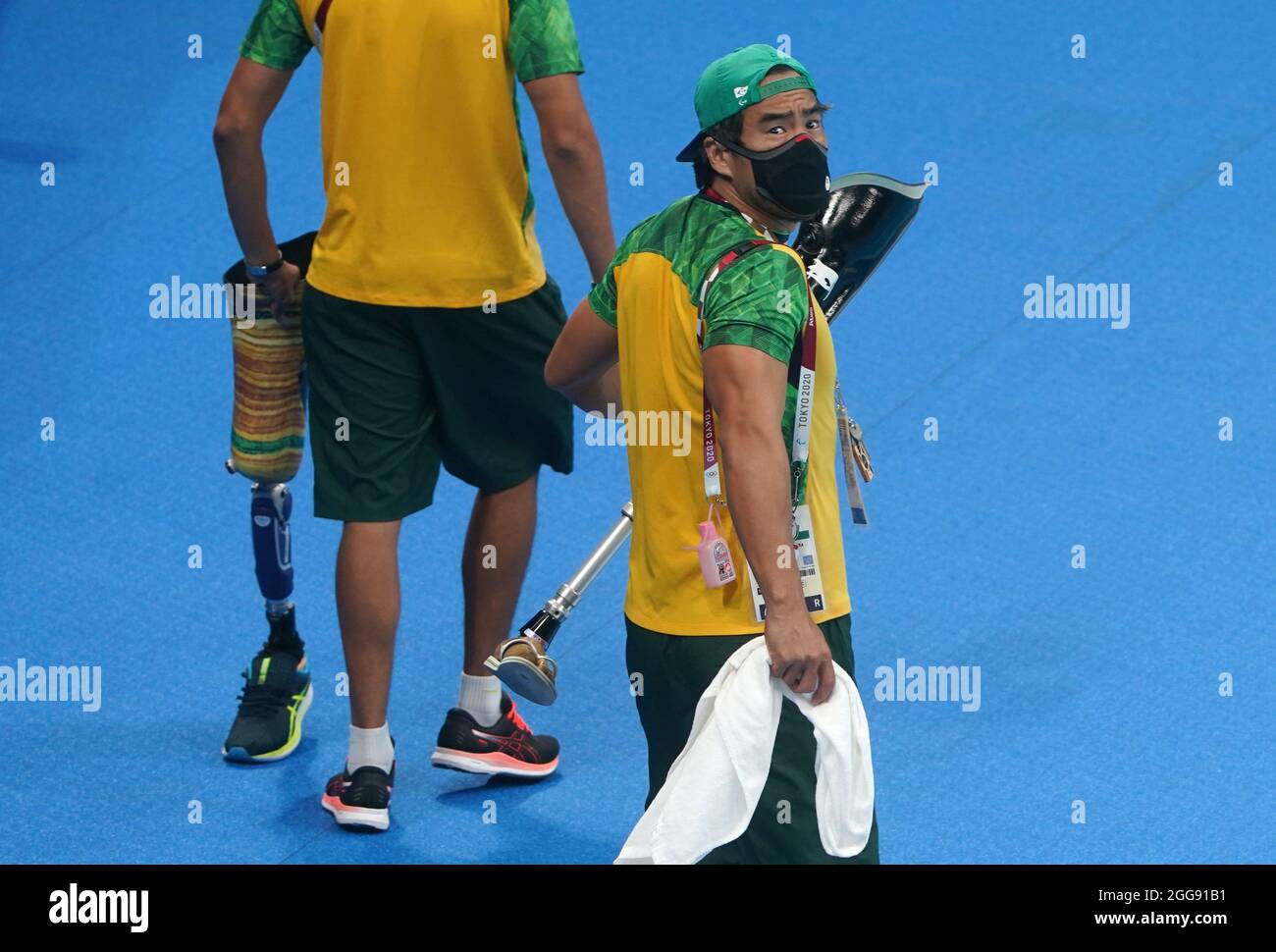 Tokio, Japan. 30th Aug, 2021. Paralympics: Para swimming, men, 50m ...