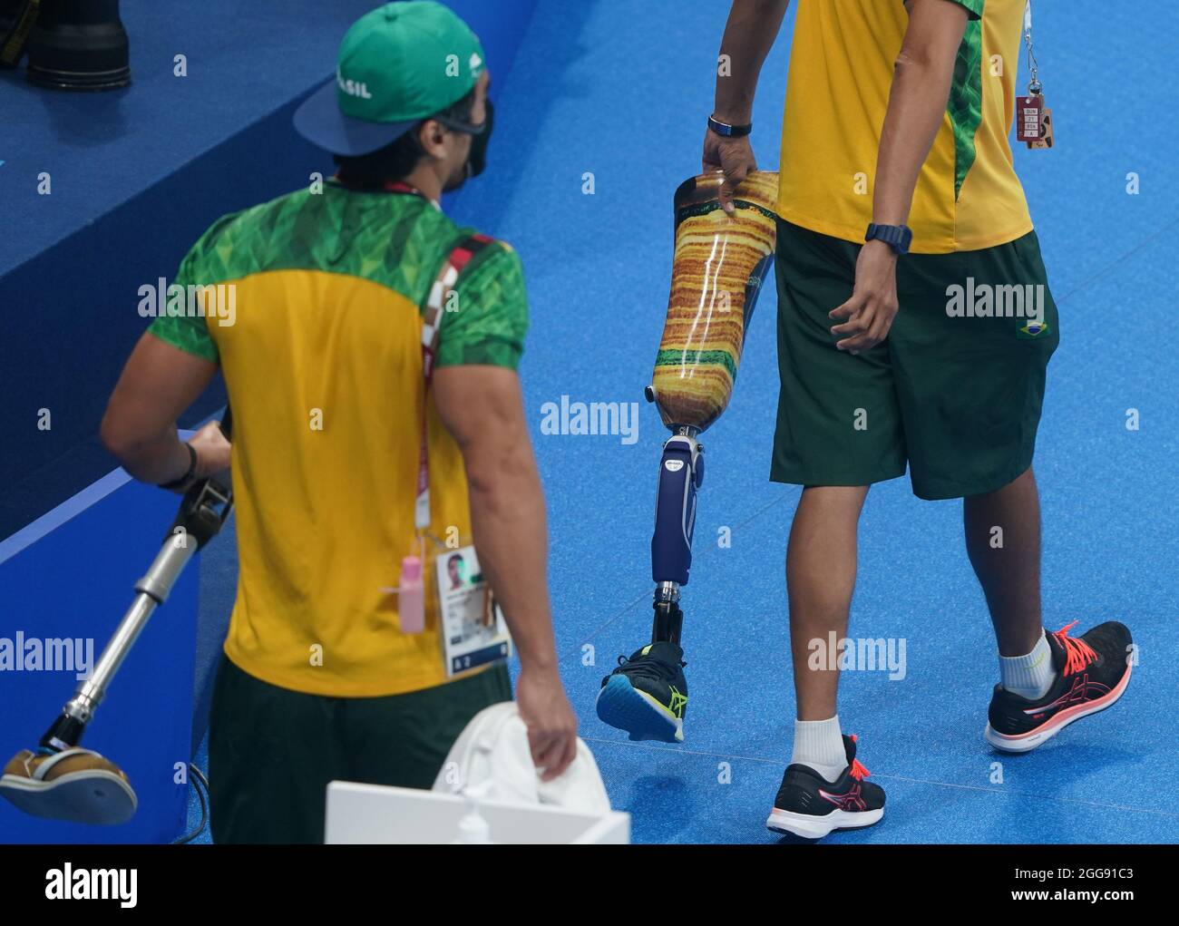 Tokio, Japan. 30th Aug, 2021. Paralympics: Para swimming, men, 50m ...