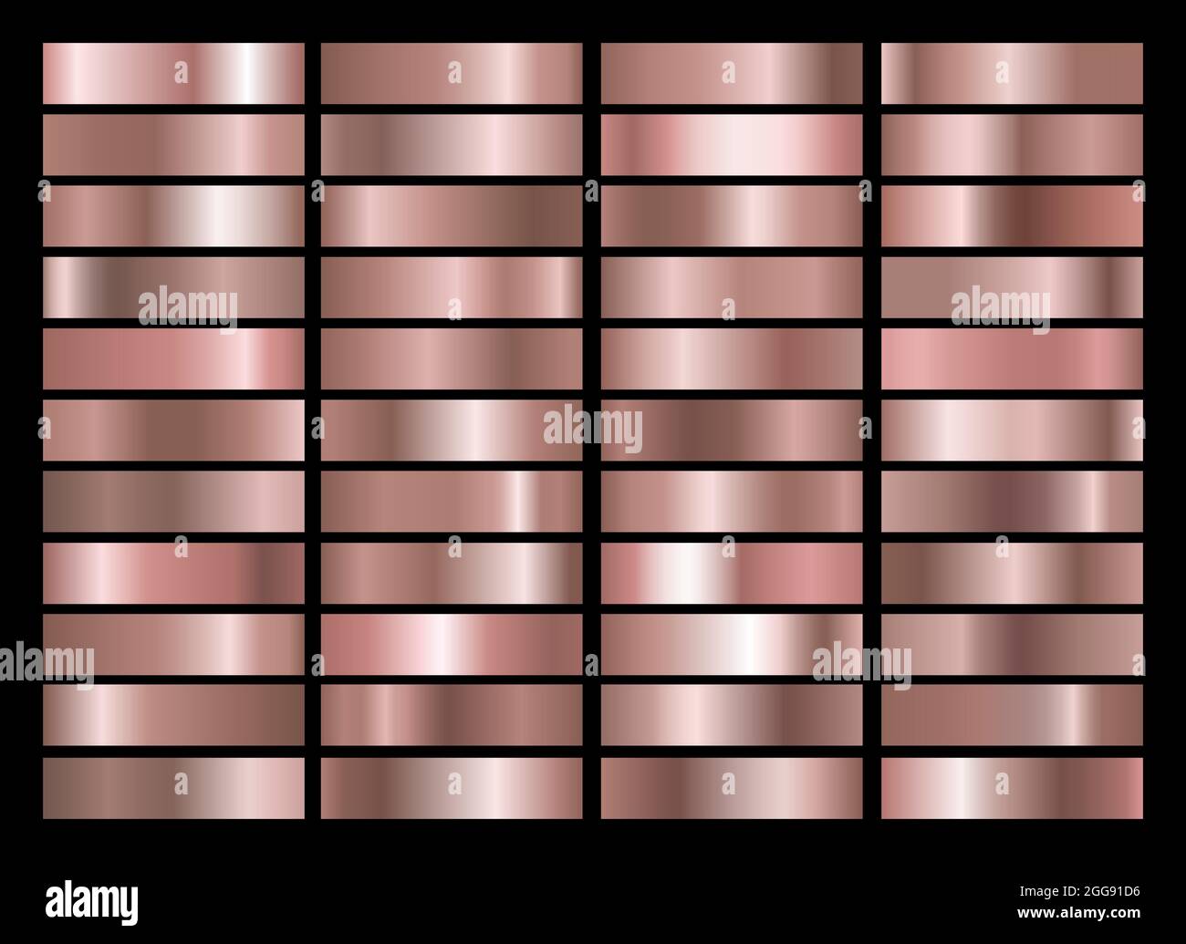 Rose gold gradients Stock Vector Image & Art - Alamy