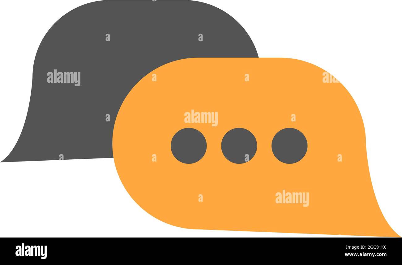 Work chat Stock Vector Images - Alamy