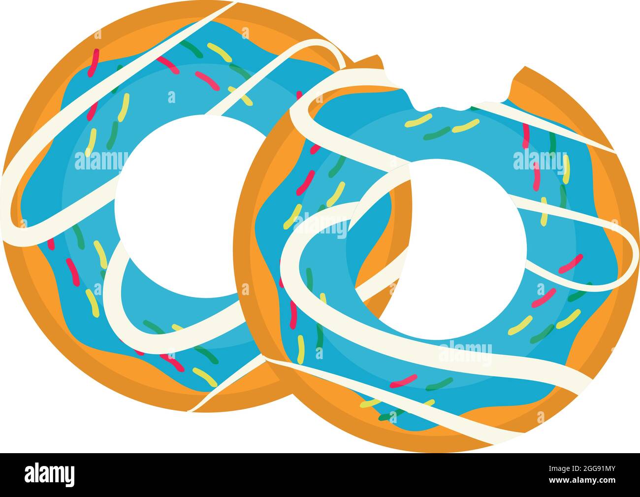 Cartoon donuts hi-res stock photography and images - Alamy