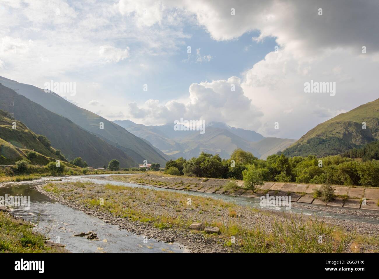 River landscape and view in Juta, Georgia Stock Photo - Alamy