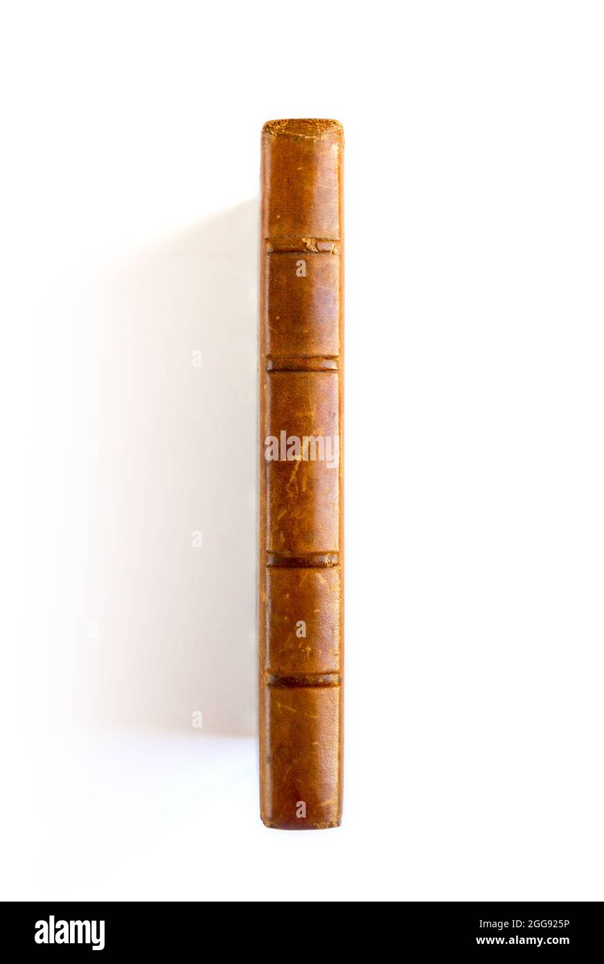Vintage book spine hi-res stock photography and images - Alamy