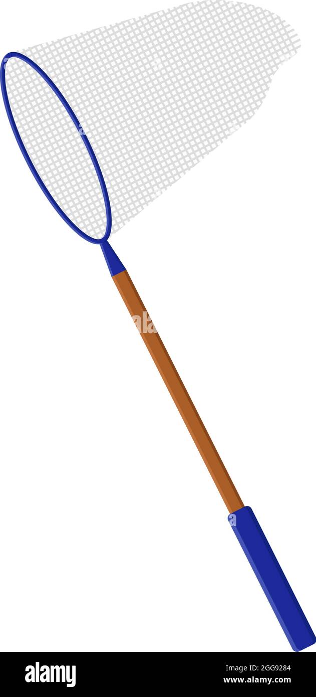 Insect net, illustration, vector on white background Stock Vector Image ...