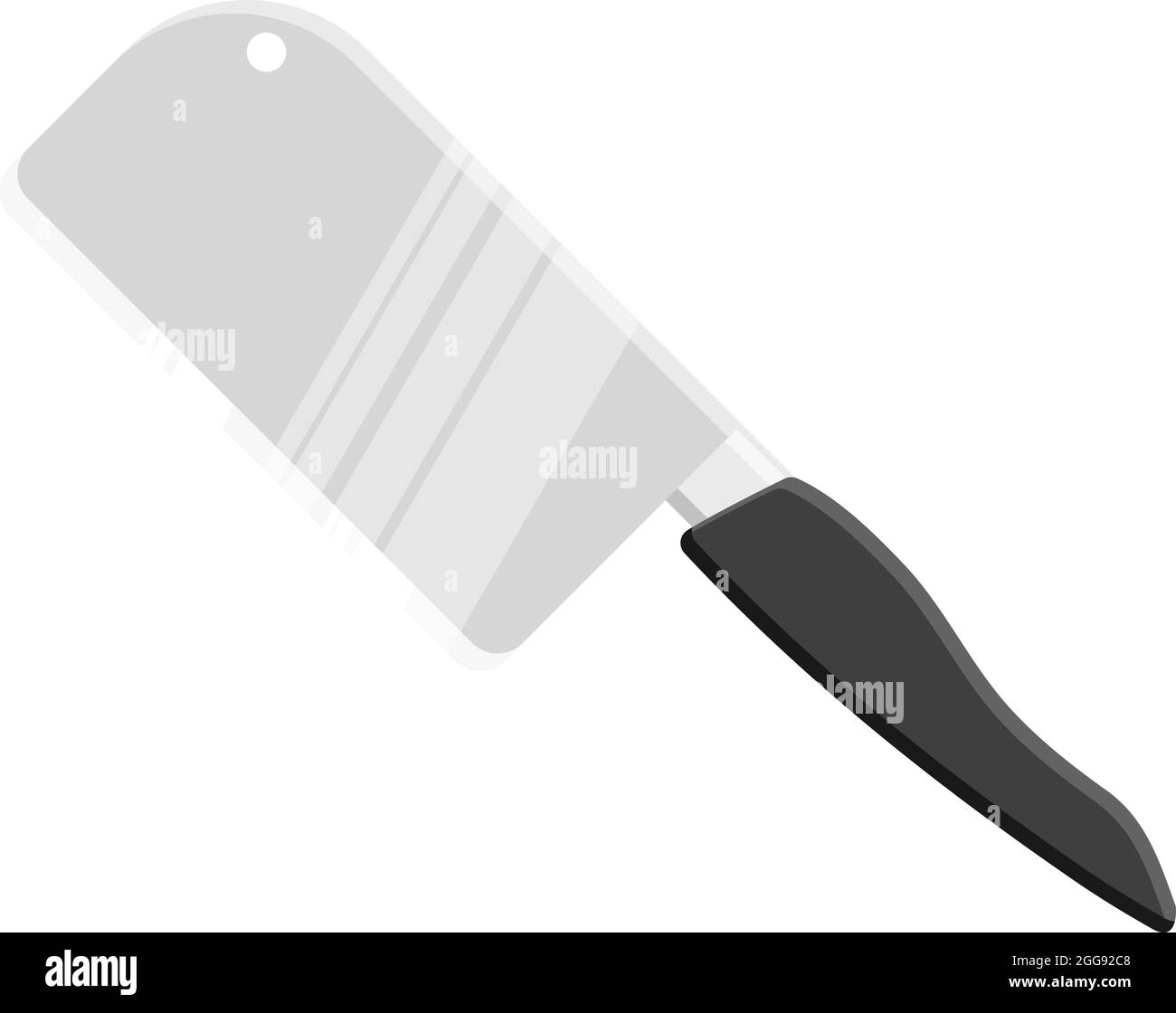 Food chopping knife Stock Vector Images - Alamy