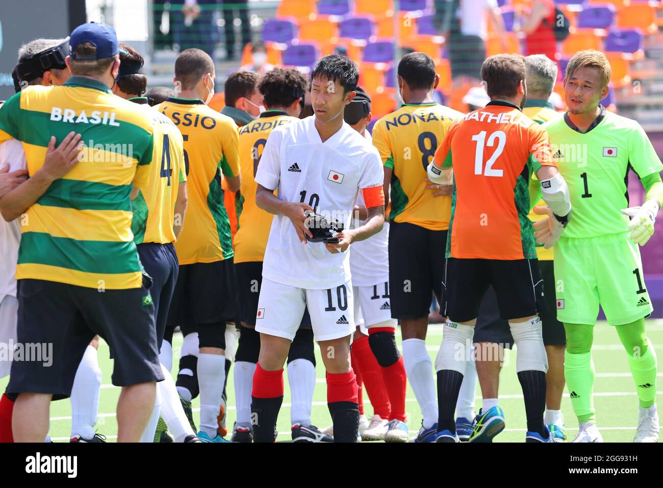 Tokyo, Japan. 30th Aug, 2021. Japan team group (JPN) Football 5-a-side ...