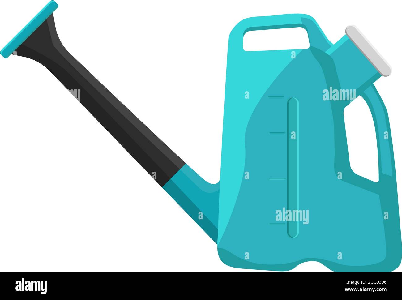 Water can, illustration, vector on white background Stock Vector Image ...