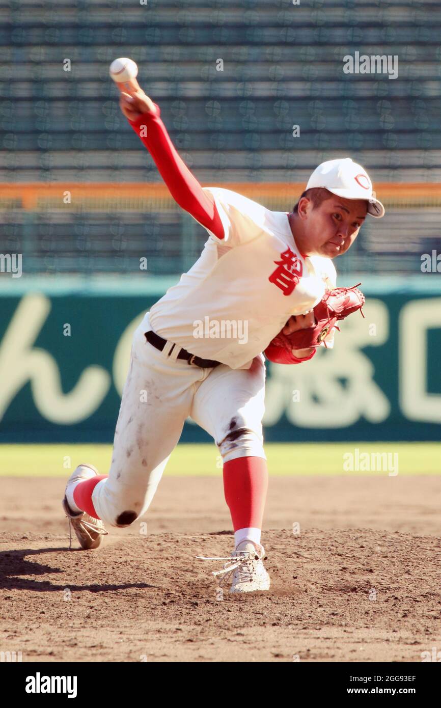 Hyogo, Japan. 29th Aug, 2021. Masaki Nakanishi Baseball : The 103rd ...