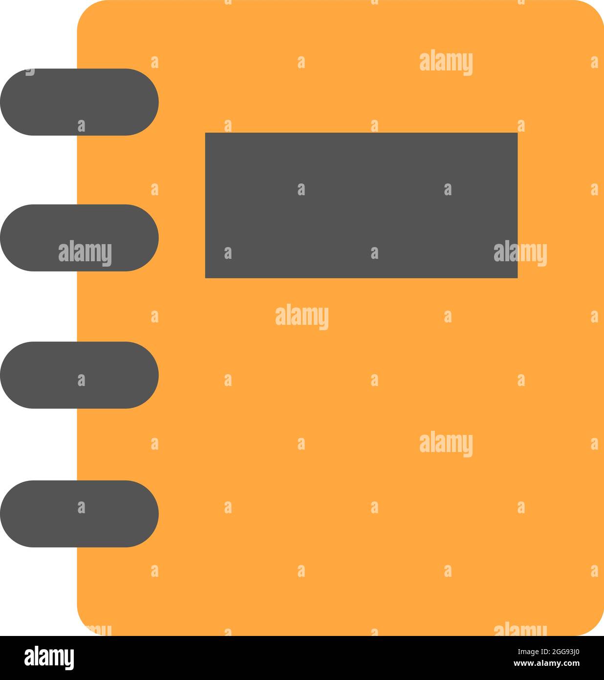 Work diary, illustration, vector, on a white background Stock Vector ...