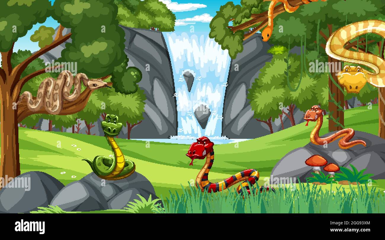 Zoo scene snakes in hi-res stock photography and images - Alamy