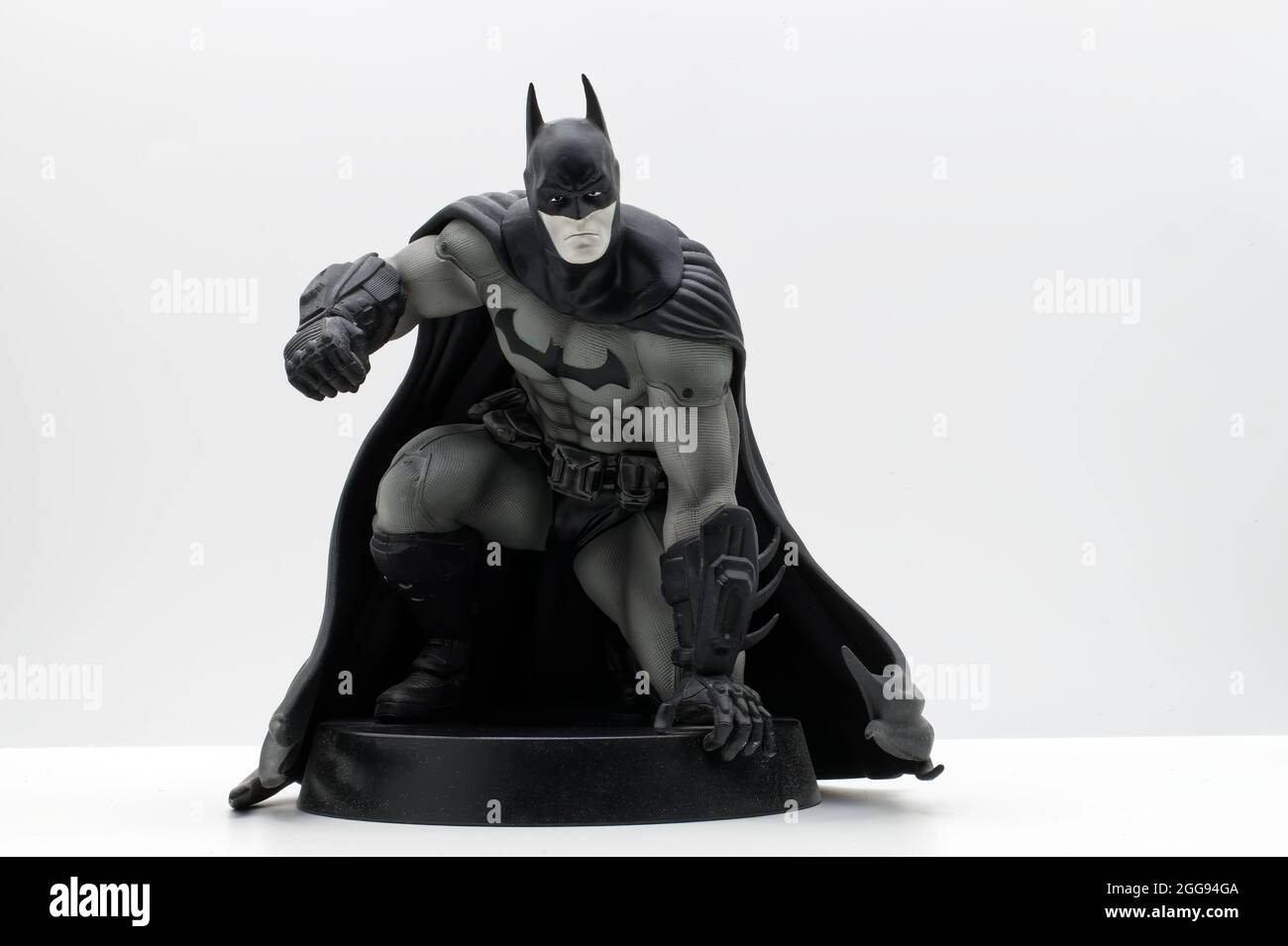 Bologna - Italy - August 30, 2021: Batman black and white action figure ...