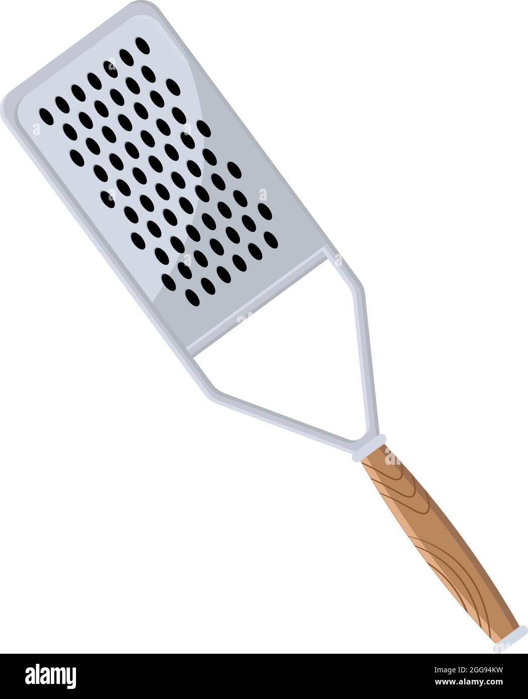 Silver grate, illustration, vector on white background Stock Vector ...