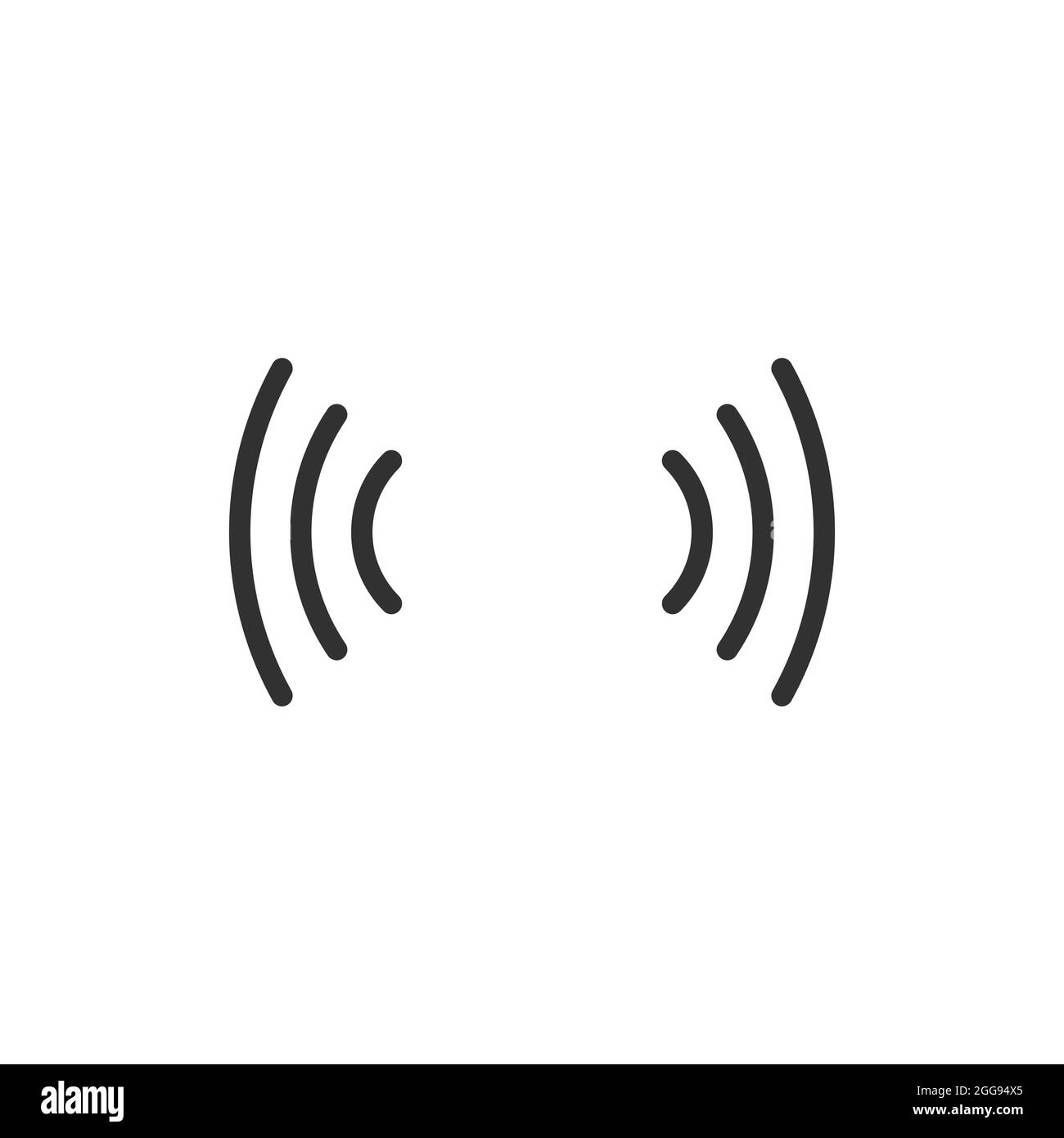 Wifi icon. Wireless wi-fi network sign. Internet symbol. Linear outline ...