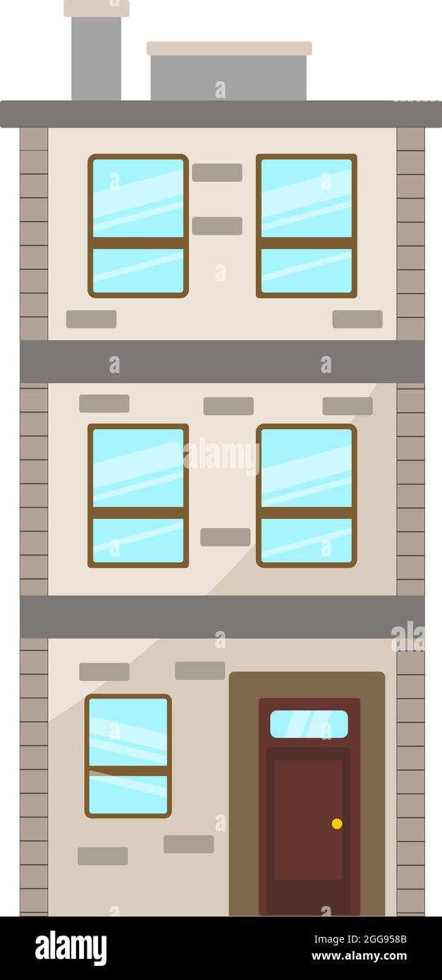 Construction residental building Cut Out Stock Images & Pictures - Alamy