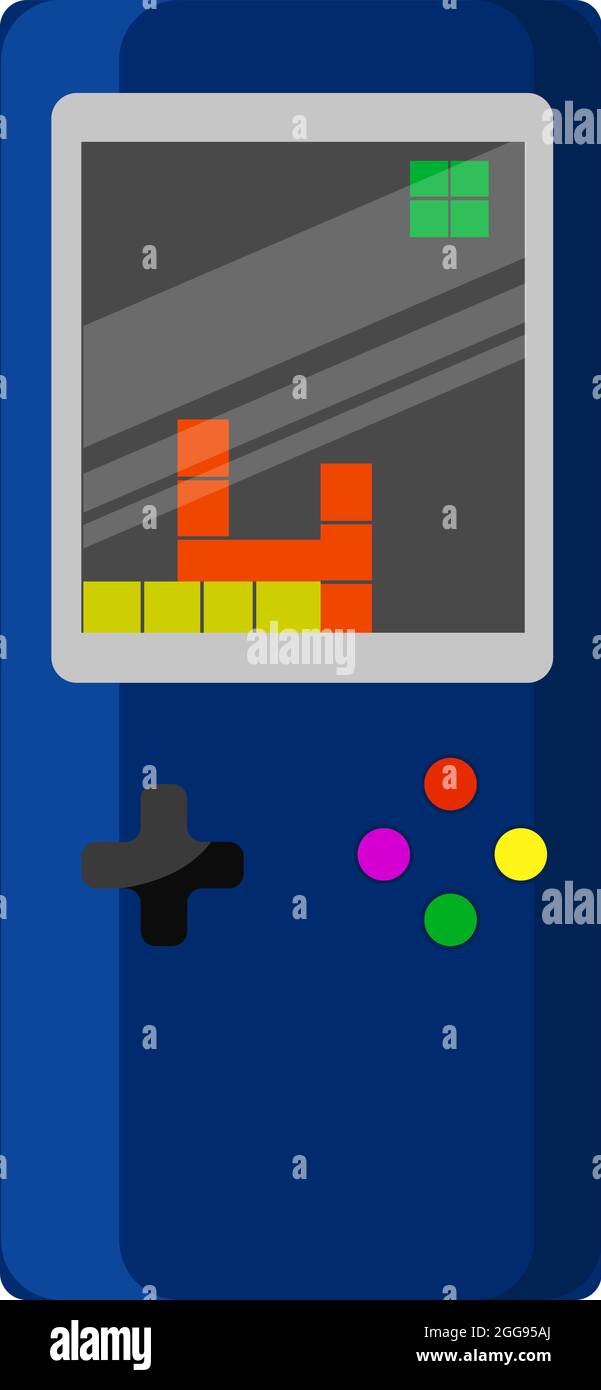 Video game switch, illustration, vector on white background Stock ...