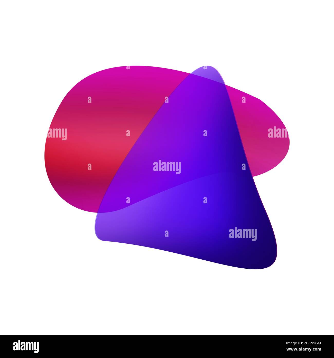 Geometric shapes in neon color Cut Out Stock Images & Pictures - Alamy