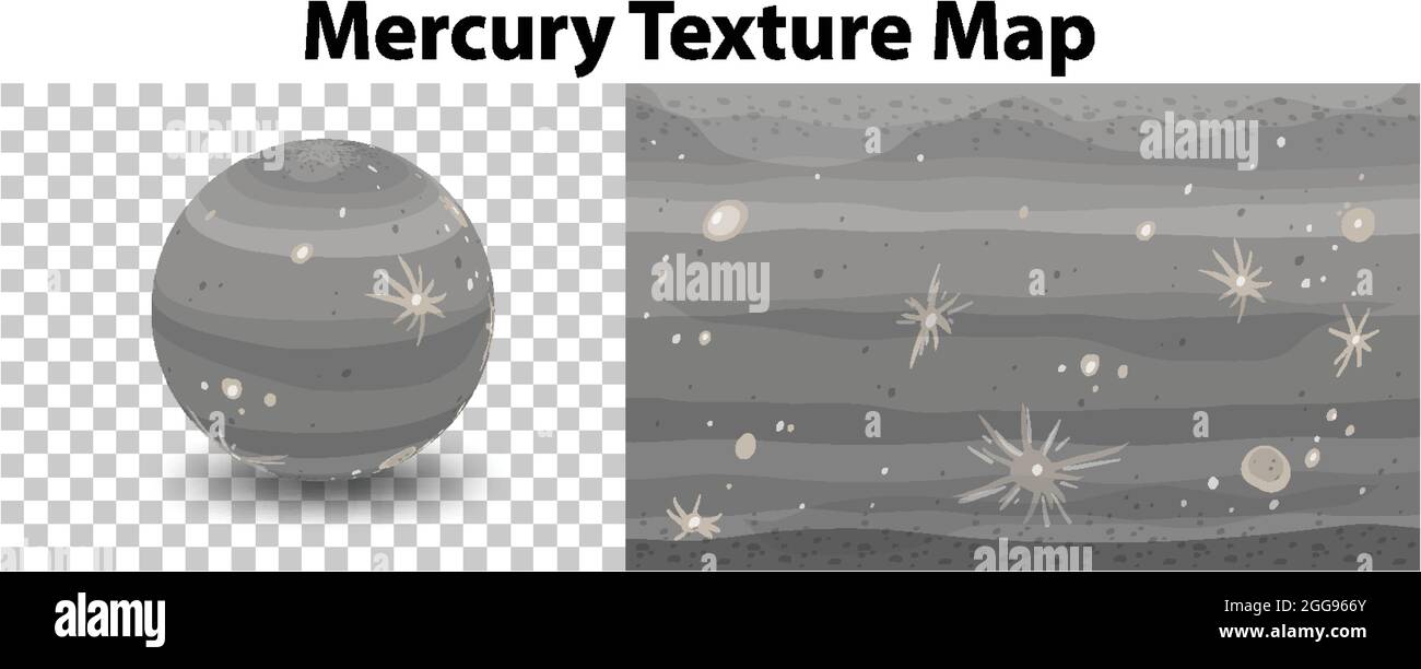 Planet Mercury Texture