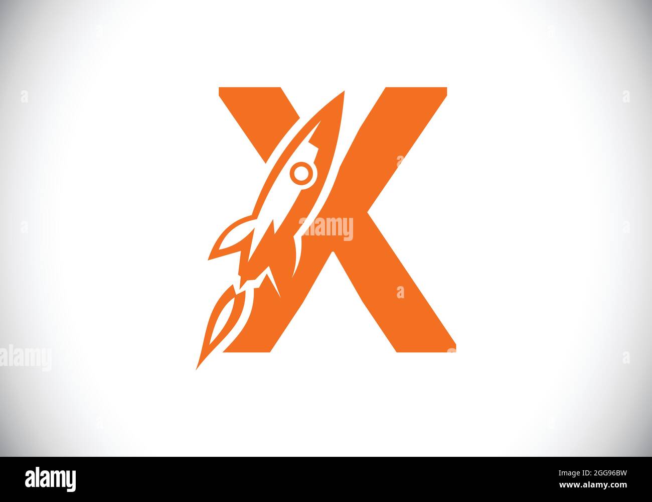 Spacex Letters Logo On Rocket