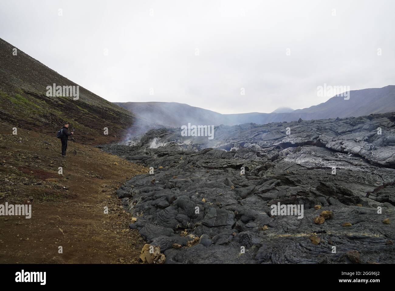 ICELAND VOLCANO ERUPTION - LAVA FIELD - JULY/2021 FAGRADALSFJALL ...